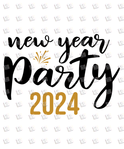 New Year's Party 2024 - New Years - DTF Transfer – Inked Brothers ...