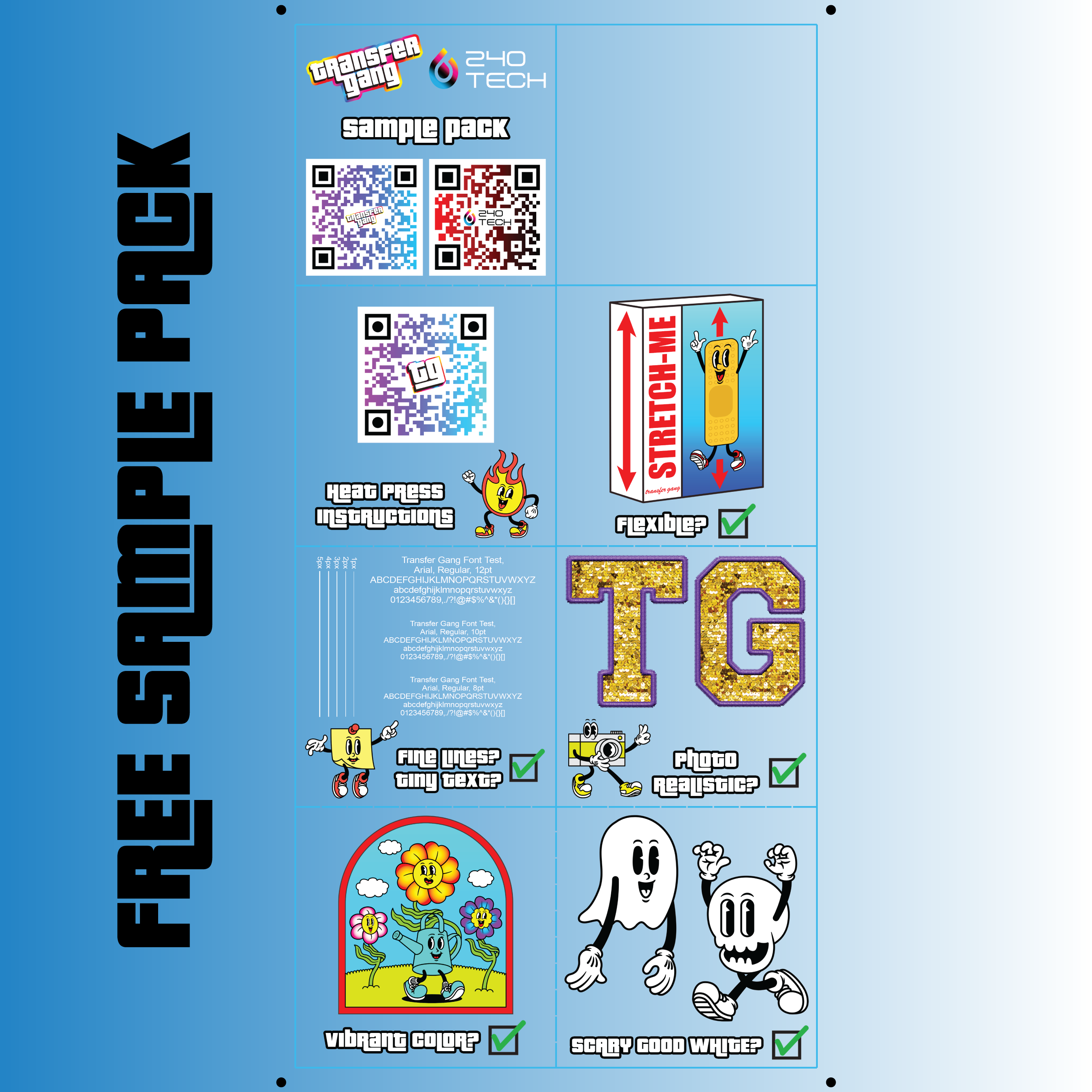 Free DTF Sample Pack – Inked Brothers Screen Printing Services